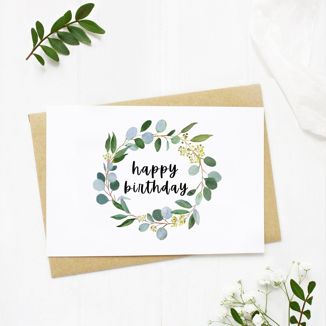 Happy Birthday Printable Card | Birthday Gift Tag | Birthday Card ...