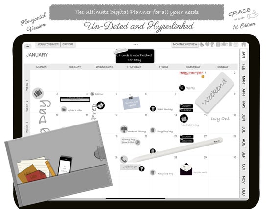 The Ultimate Undated Digital Planner for All Your Needs - Etsy