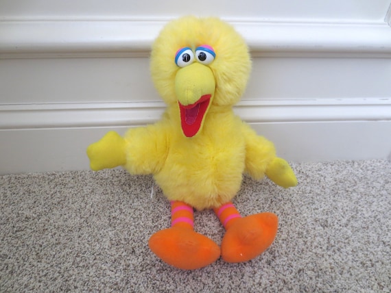 1980's Vintage Sesame Street Big Bird Stuffed Animal Toys & Games ...