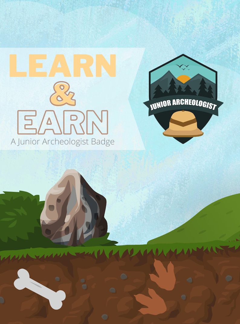 Dig Into Archeology Activity Book for Kids Ages 6-9 10-12 PDF Digital ...