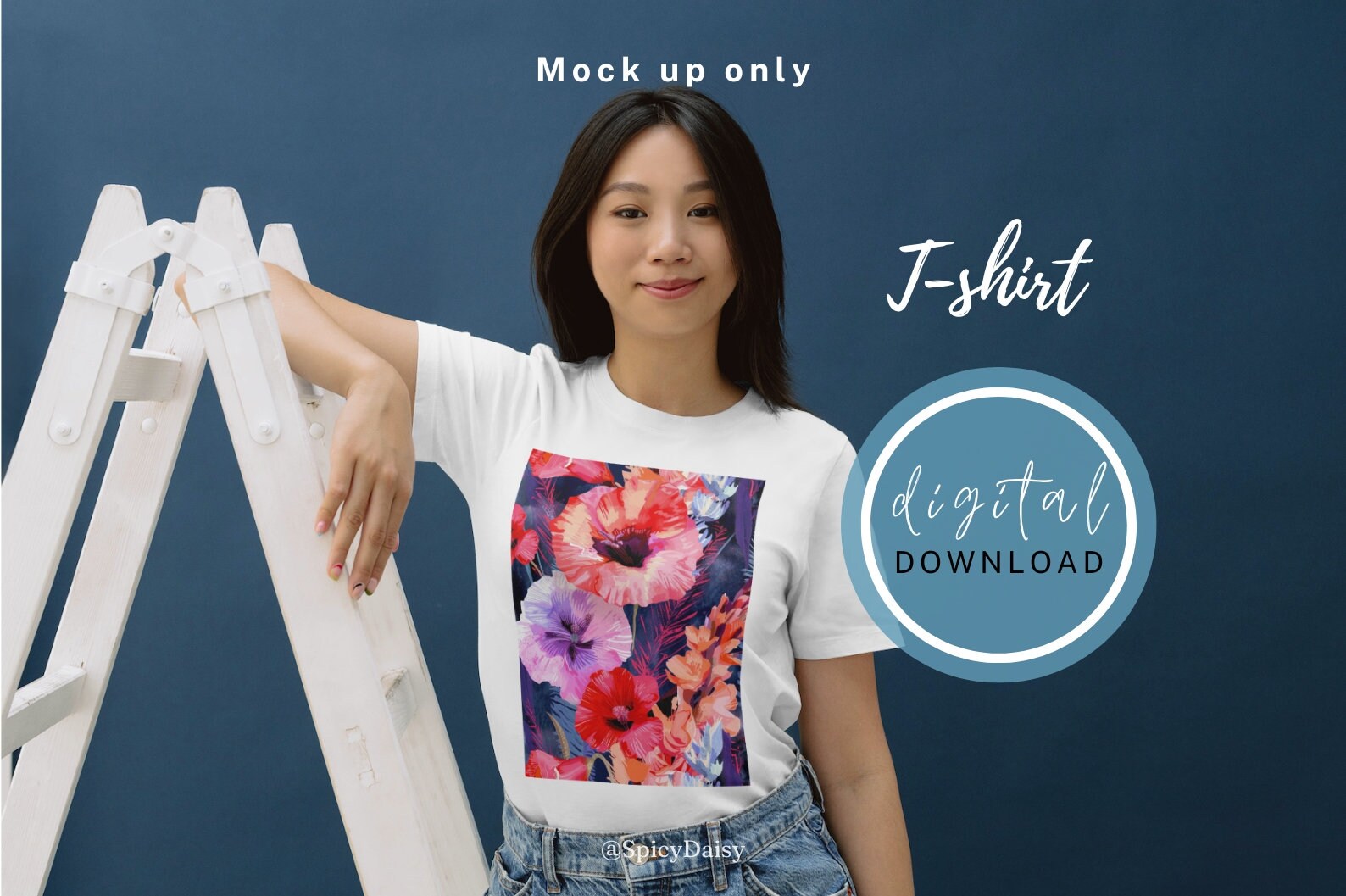 August Birth Flower Seamless Floral Pattern Birth Month August, DIY ...