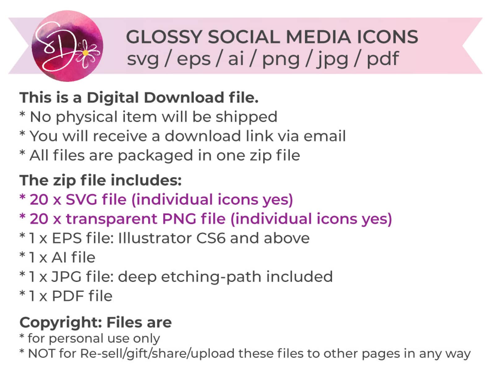 Social Media SVG Social Media Icon Pack Web Icons SVG Web Logo ...