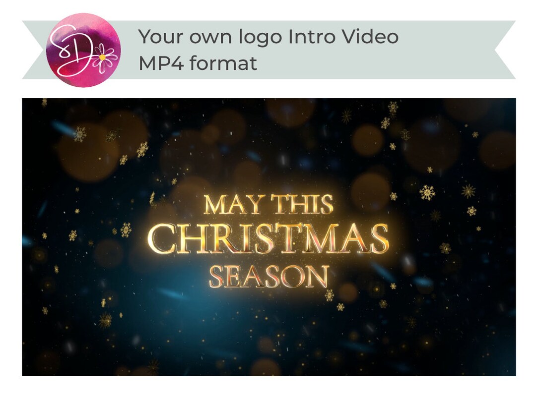 Christmas Greetings Video, Merry Christmas Animation, Season's Greeting ...