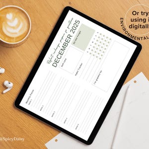 2025 Printable Calendar | Print Ready PDF and Canva Template ...