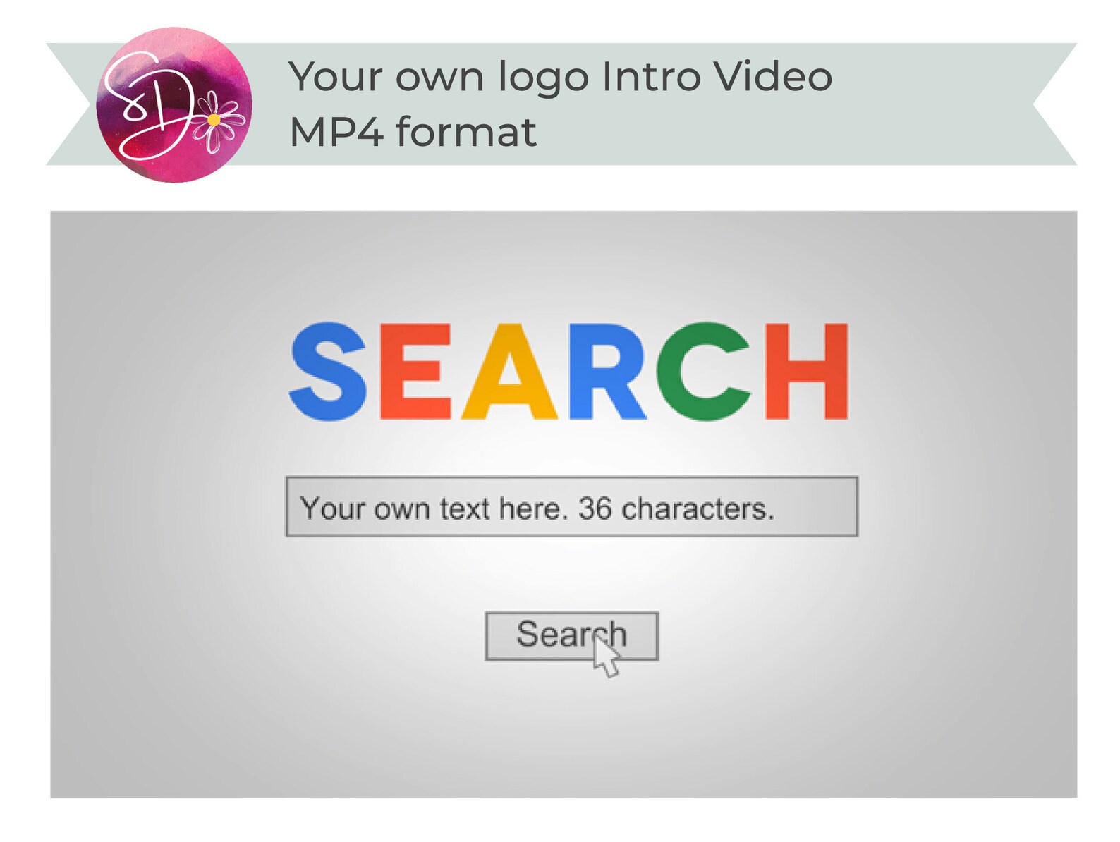 Search Engine Logo Animation, Custom Intro Video (MP4) - Etsy