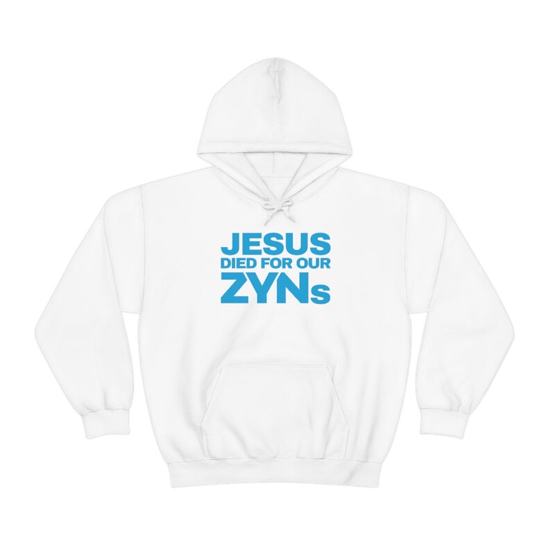 Jesus Died for Our Zyns Hoodie ZYN Nictotine Pouches Funny - Etsy