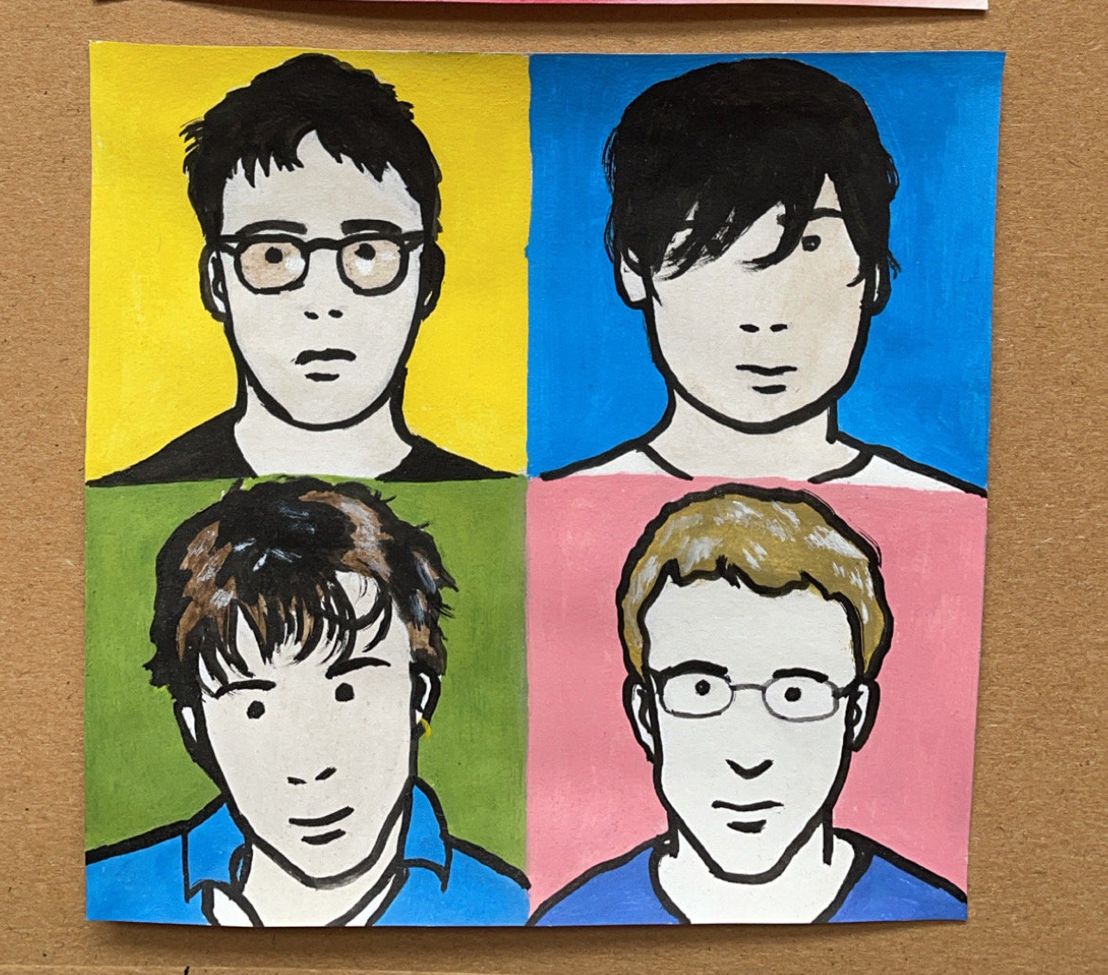 Custom 15x15cm Album Cover Painting - Etsy