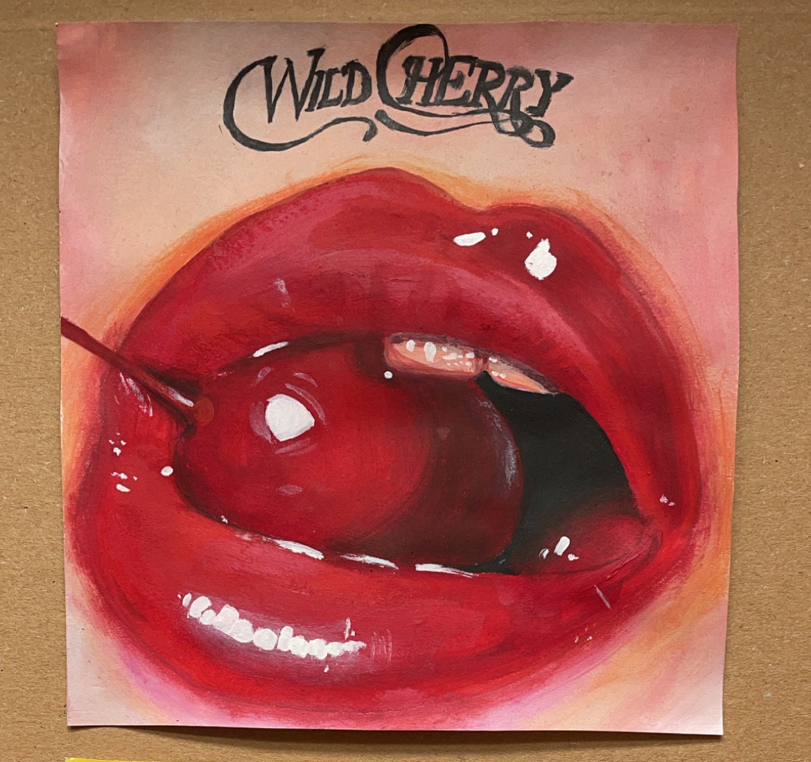 Custom 15x15cm Album Cover Painting - Etsy