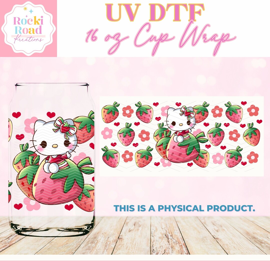 UV Dtf Cup Wrap (633) | 16oz. Glass | DIY Crafts | Libbey Cup Wraps ...