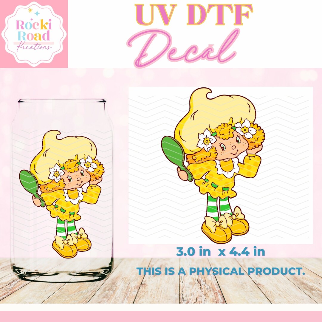 Lemon Berry Friend (617) |UV DTF Decal | DIY Cup | Retro 80s Doll ...