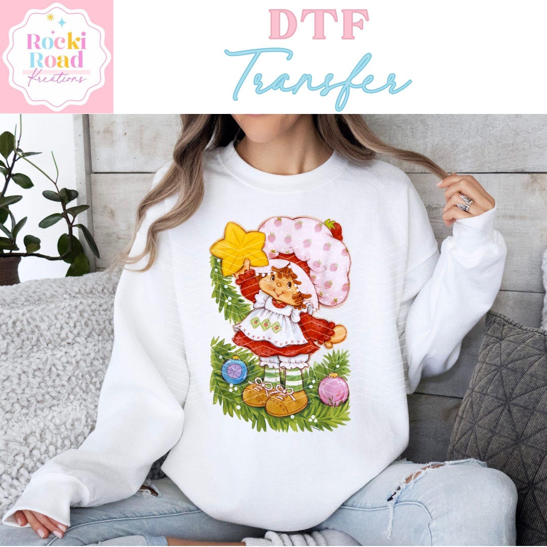 Berry Ornaments DTF Transfer | Made in 80s | Ready to Apply | Gift for ...