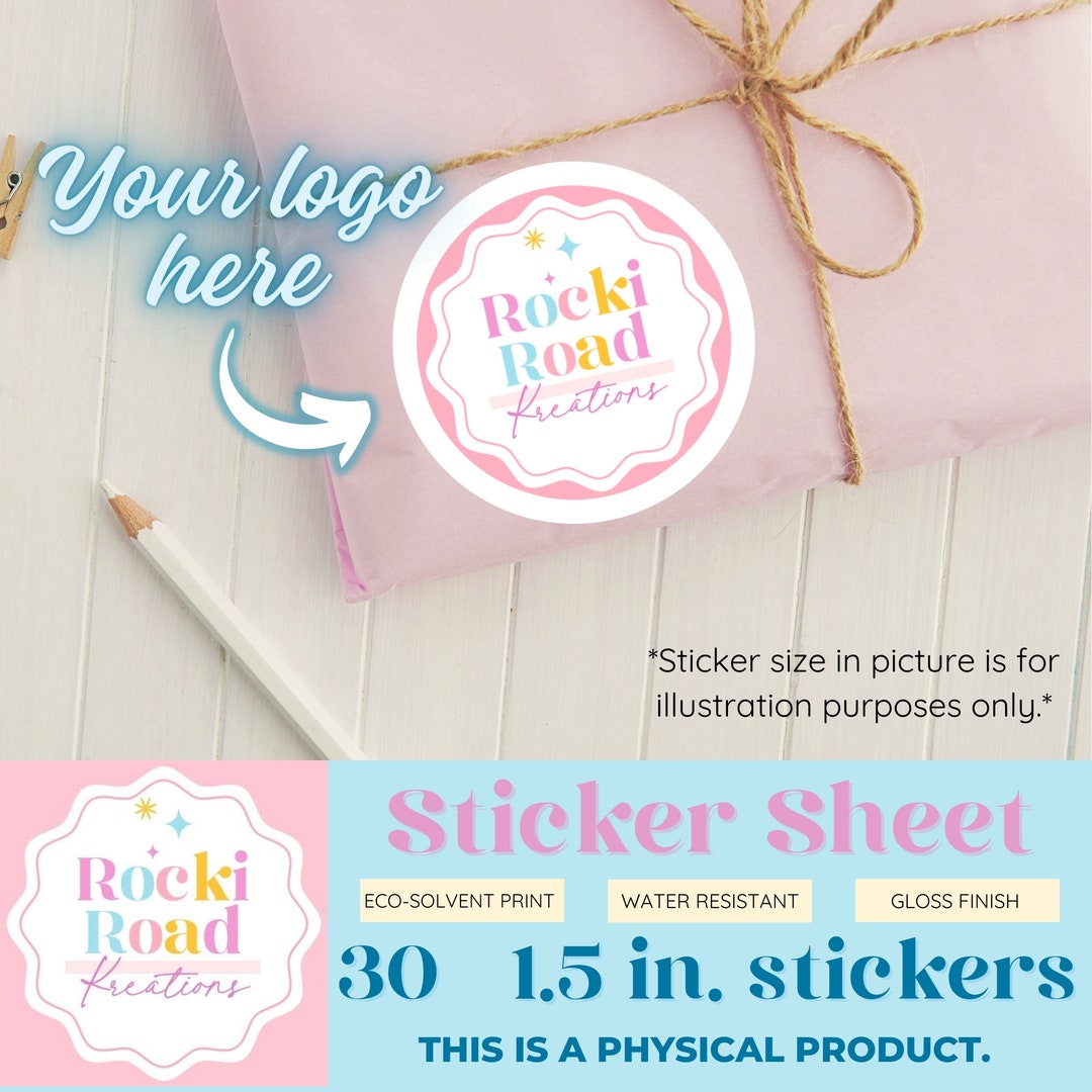 Personalized Logo Stickers (933) | Small Business Stickers | Packaging ...