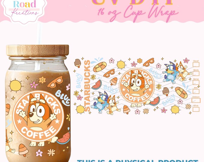 UV Dtf Cup Wrap (6673) | 16oz Glass | DIY Crafts | Libbey Cup Wrap ...
