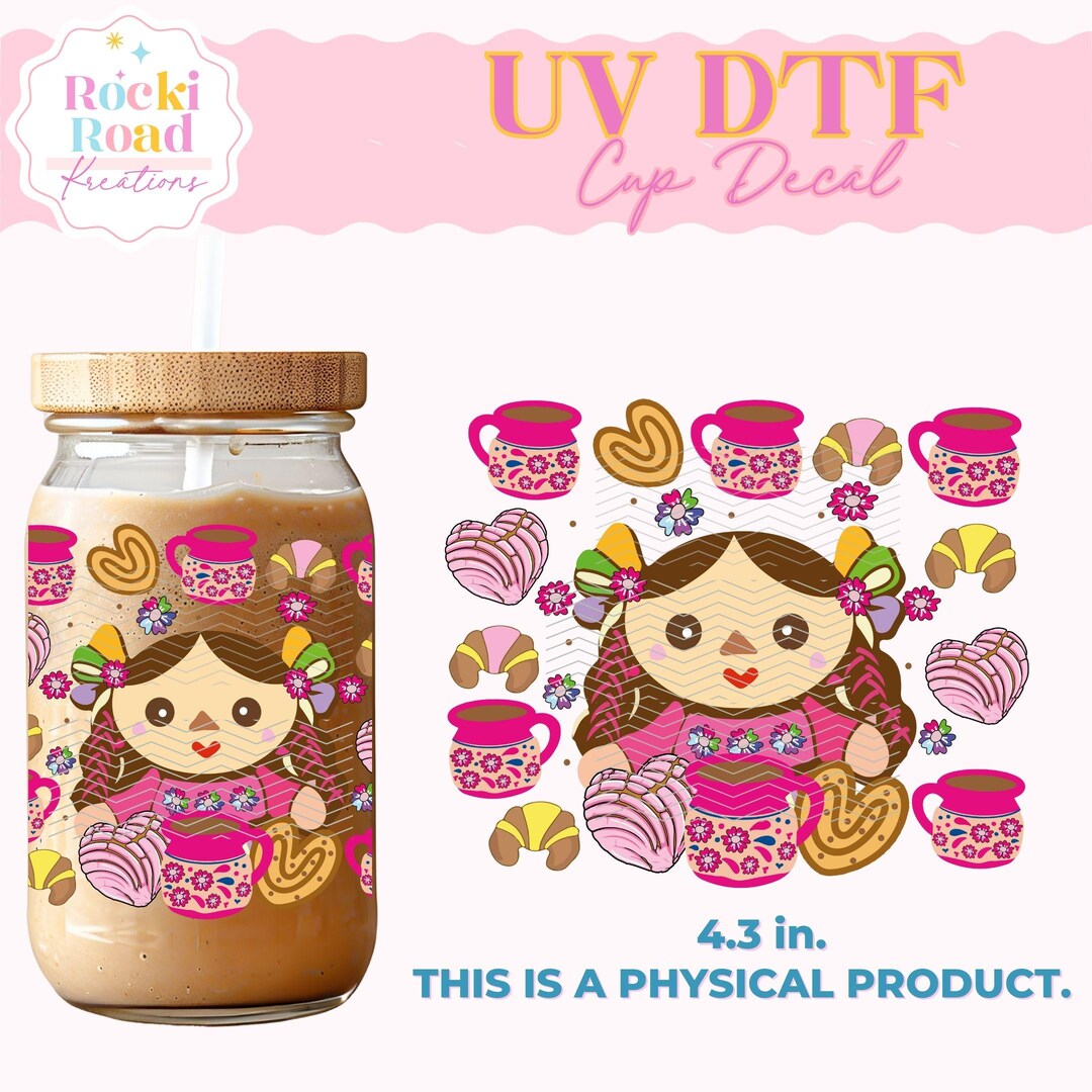 Mexicanita Rosita (6537) | UVDTF Decal | DIY Cup | Laptop Sticker | Pan ...