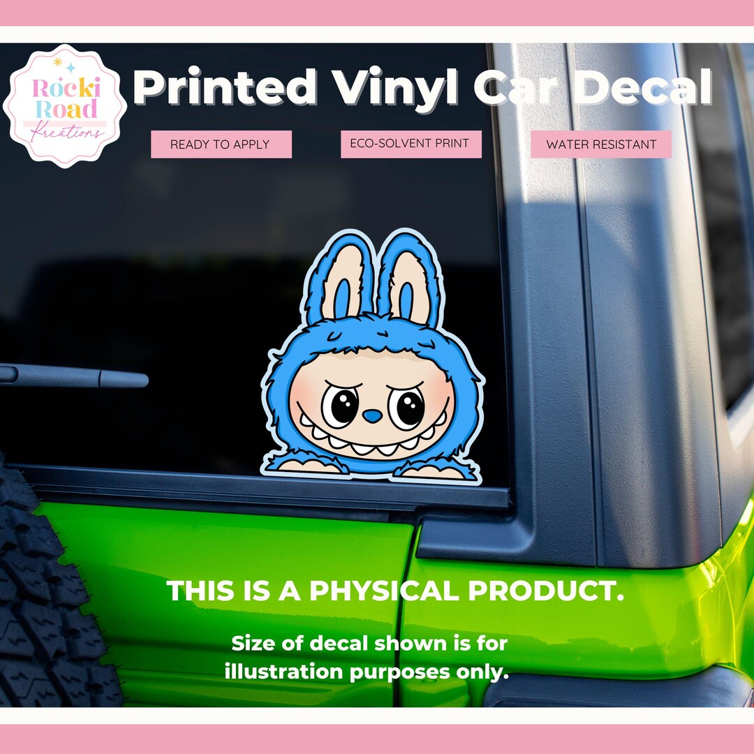 Monster Peek-a-boo Car Window Vinyl Decal Truck Window Boo Boo Sticker ...