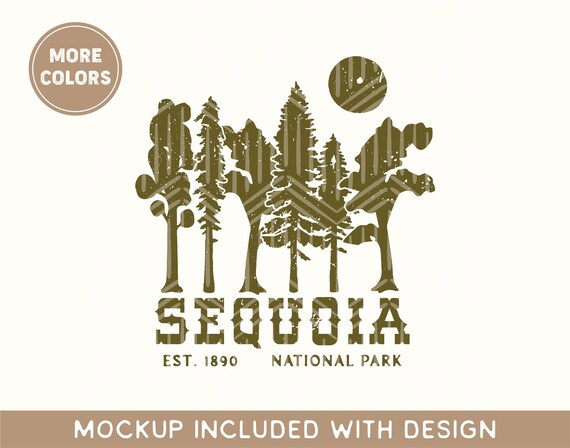 Sequoia National Park Png Digital Download Bundle Png | Etsy