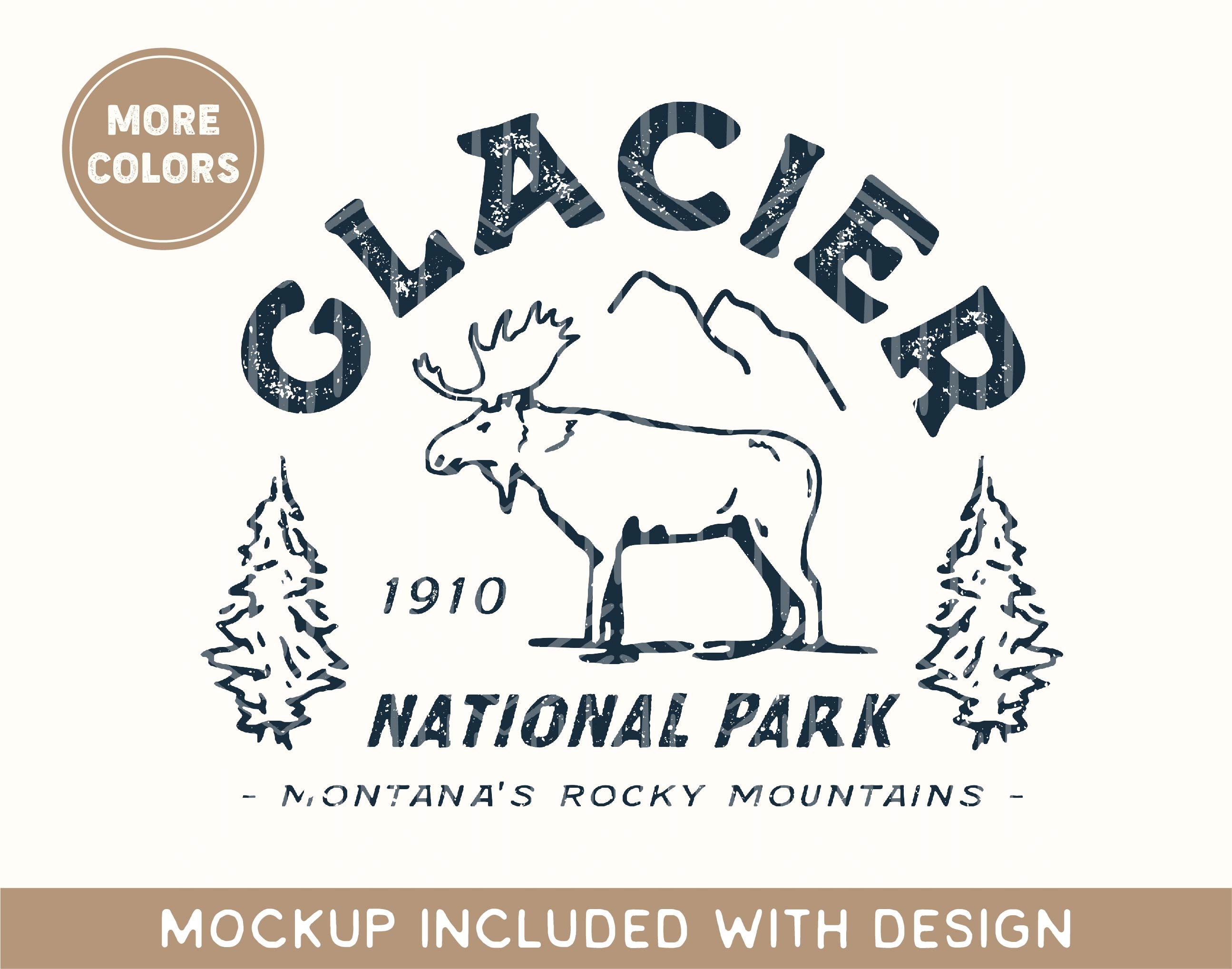 Glacier National Park Png Digital Download Bundle Png - Etsy