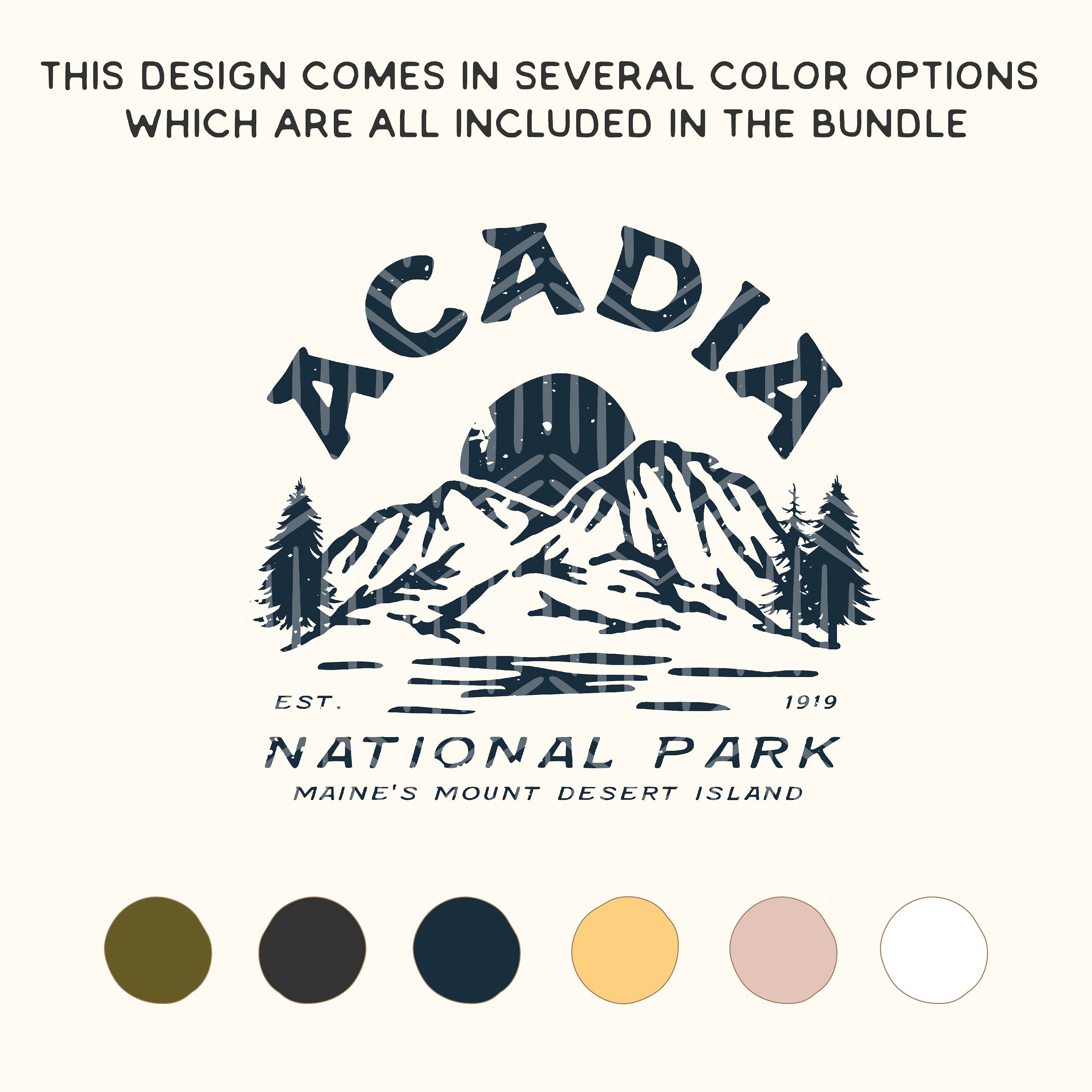 Acadia National Park Png Digital Download Bundle Png Bundle Adventure ...
