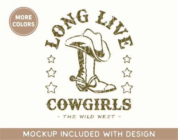 Long Live Cowgirls Png Digital Download Bundle Png Bundle | Etsy