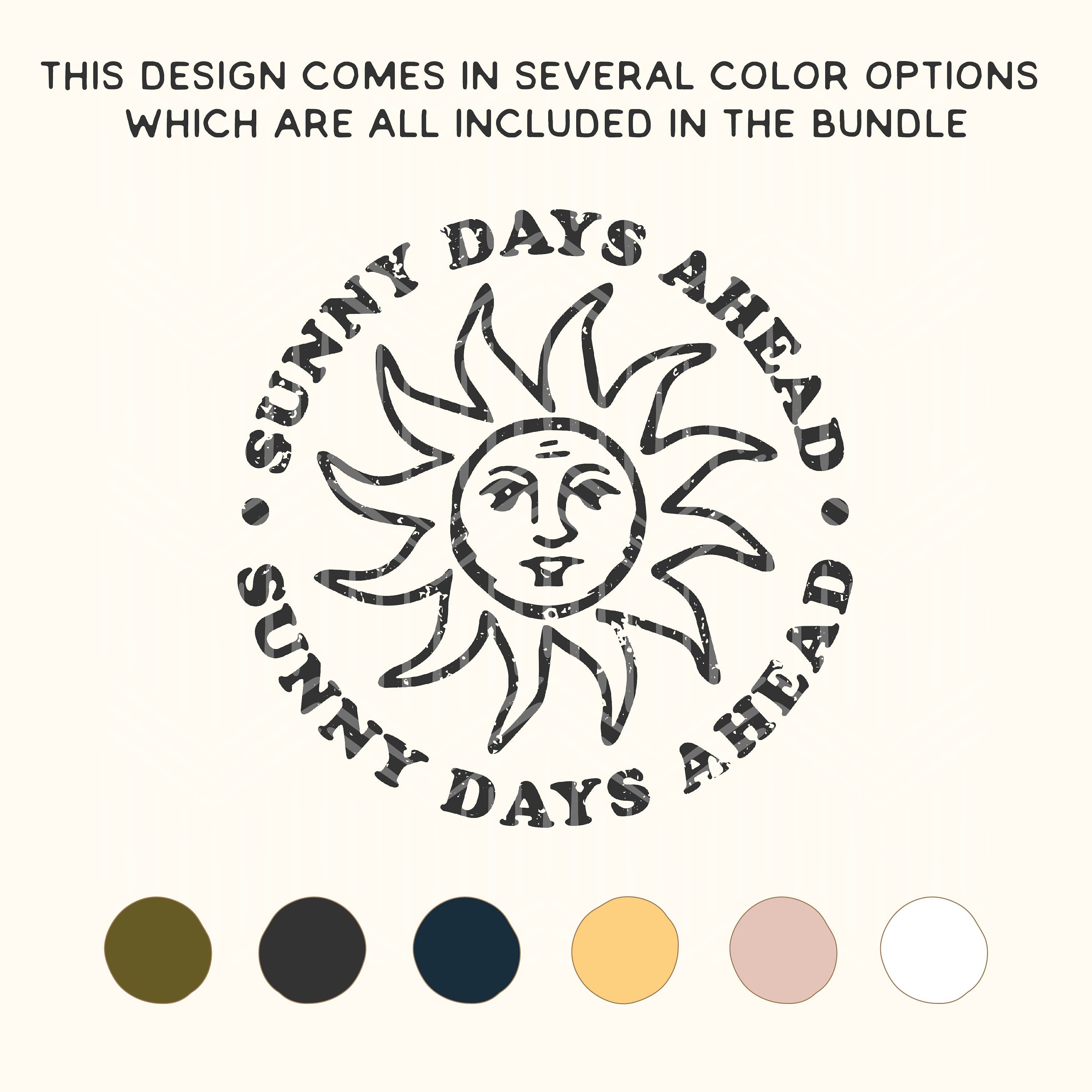 Sunny Days Ahead Png Digital Download Bundle Png Bundle Sun Png Summer ...