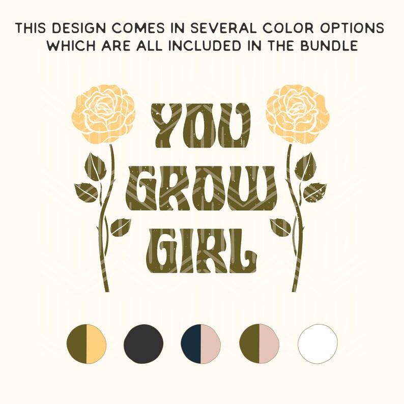 You Grow Girl Png Digital Download Bundle Png Bundle - Etsy
