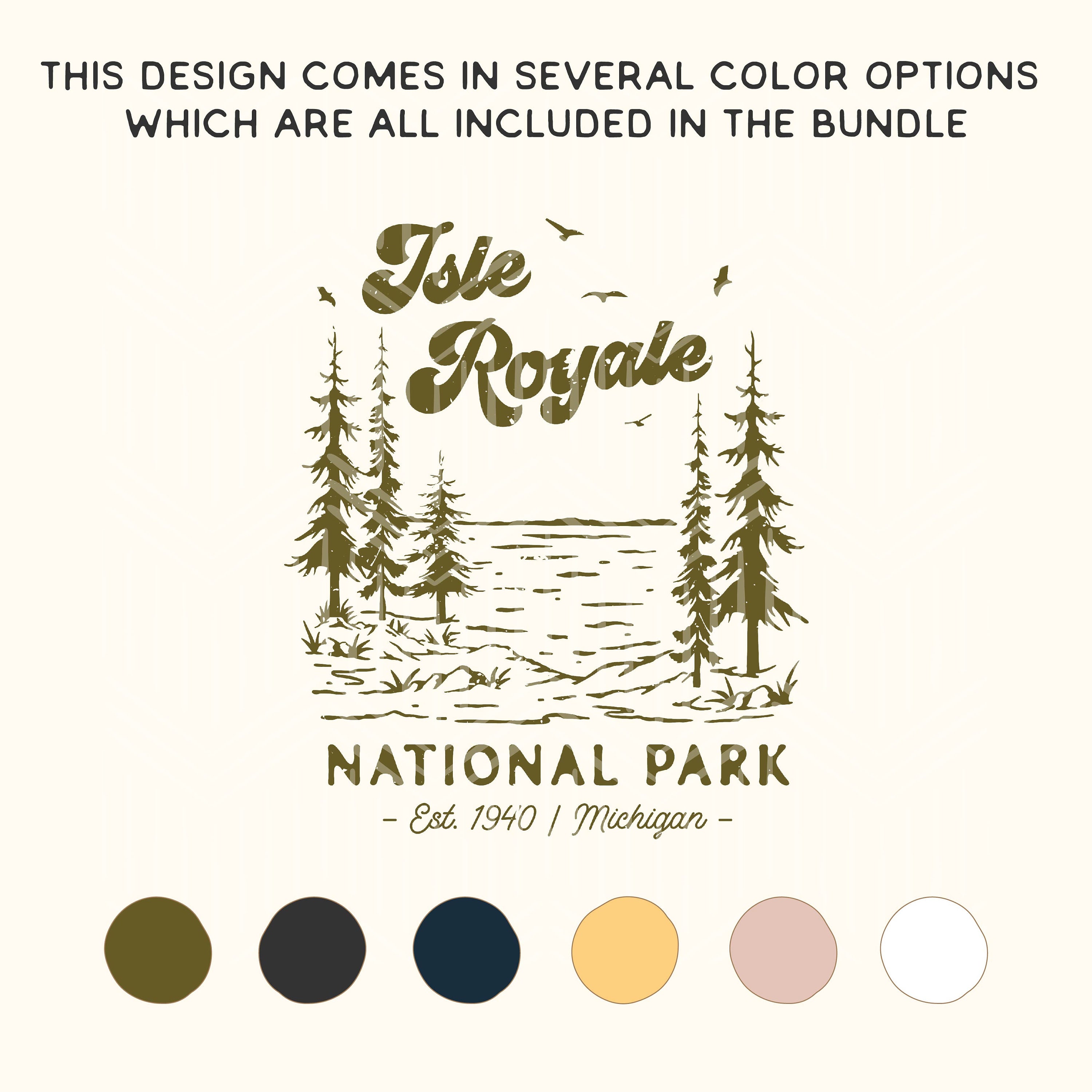 Isle Royale National Park Png Digital Download Bundle Png Bundle ...