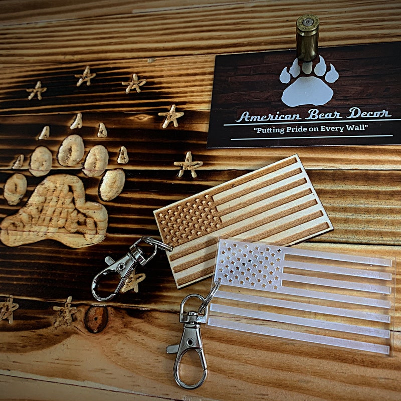 Flag Keychain - Etsy