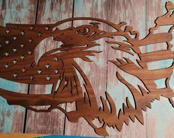 Laser Cut American Eagle - Etsy