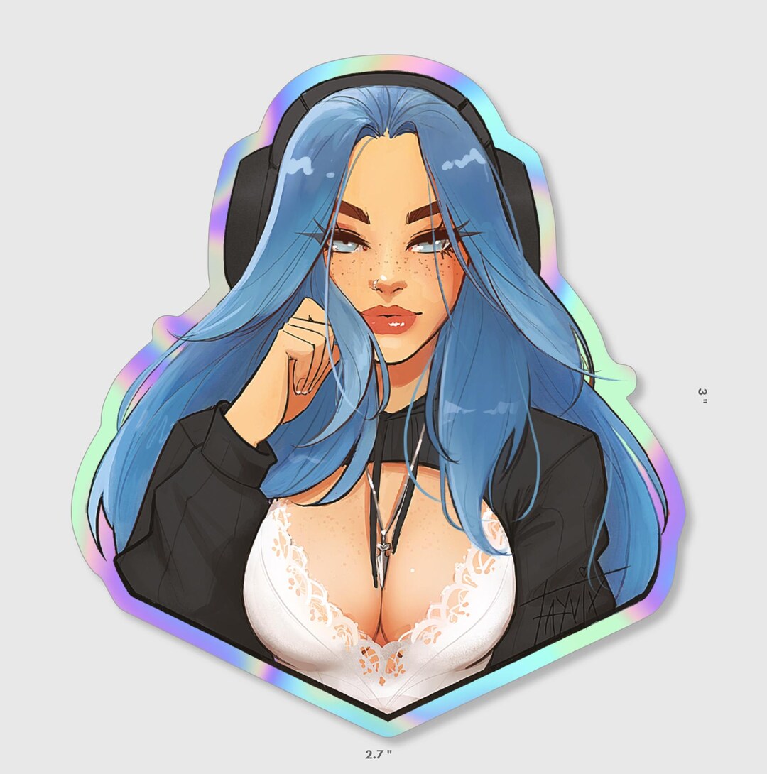 Holographic Tayvix Sticker - Etsy