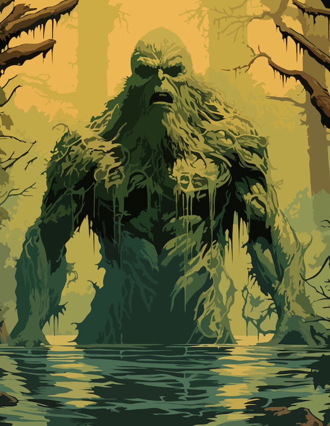 Swamp Thing Digital Print - Etsy