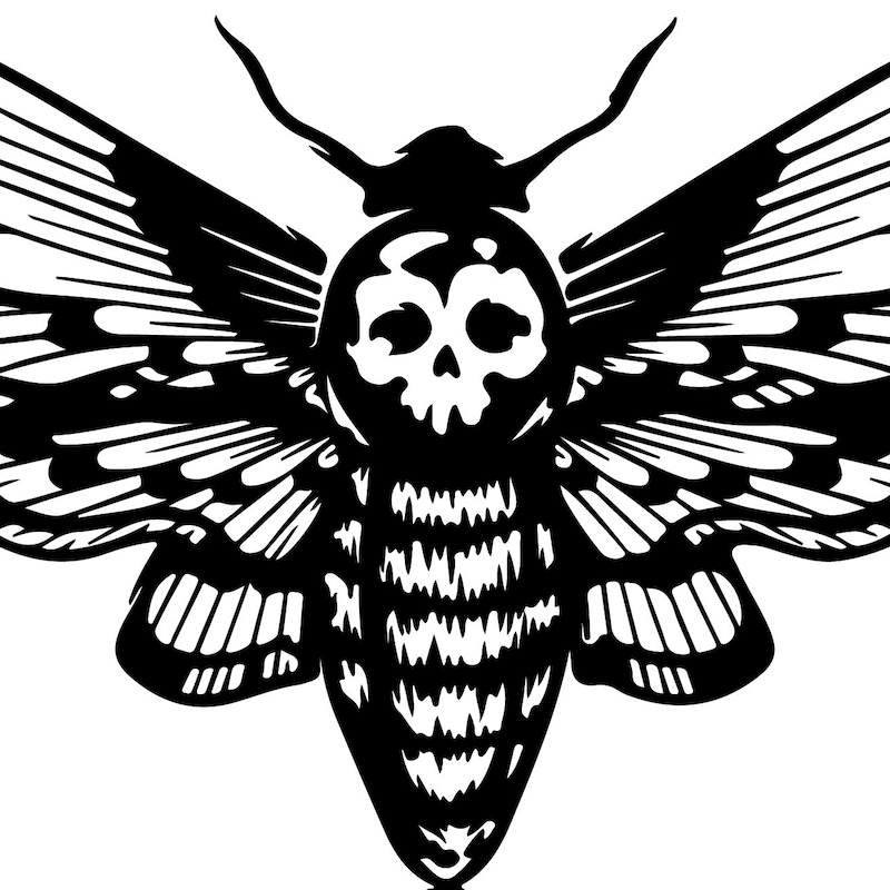 Gothic Moth Svg - Etsy