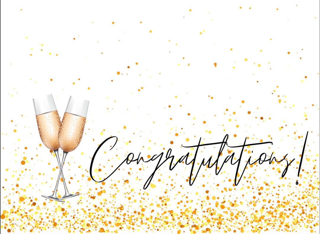 Printable Congratulations Card - Etsy