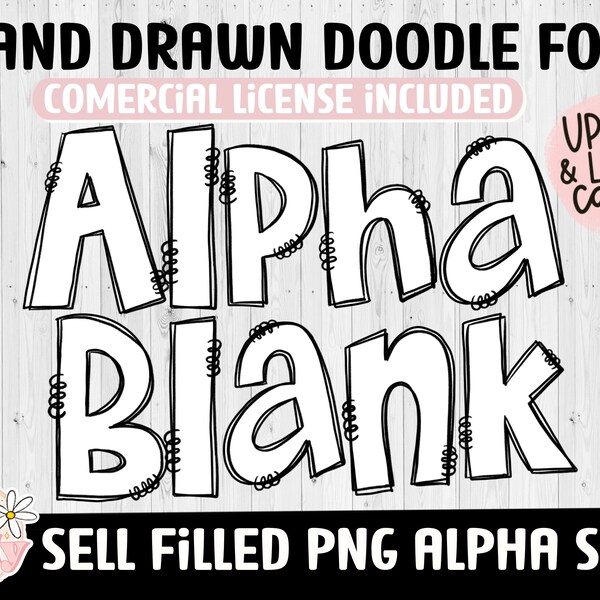 Doodle Alpha - Etsy