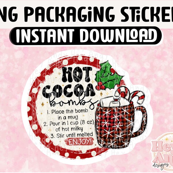Hot Cocoa Label Png - Etsy