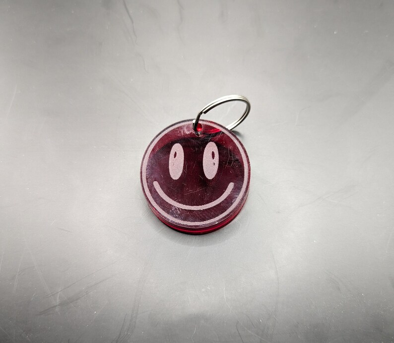 Smiley Face Red - Etsy