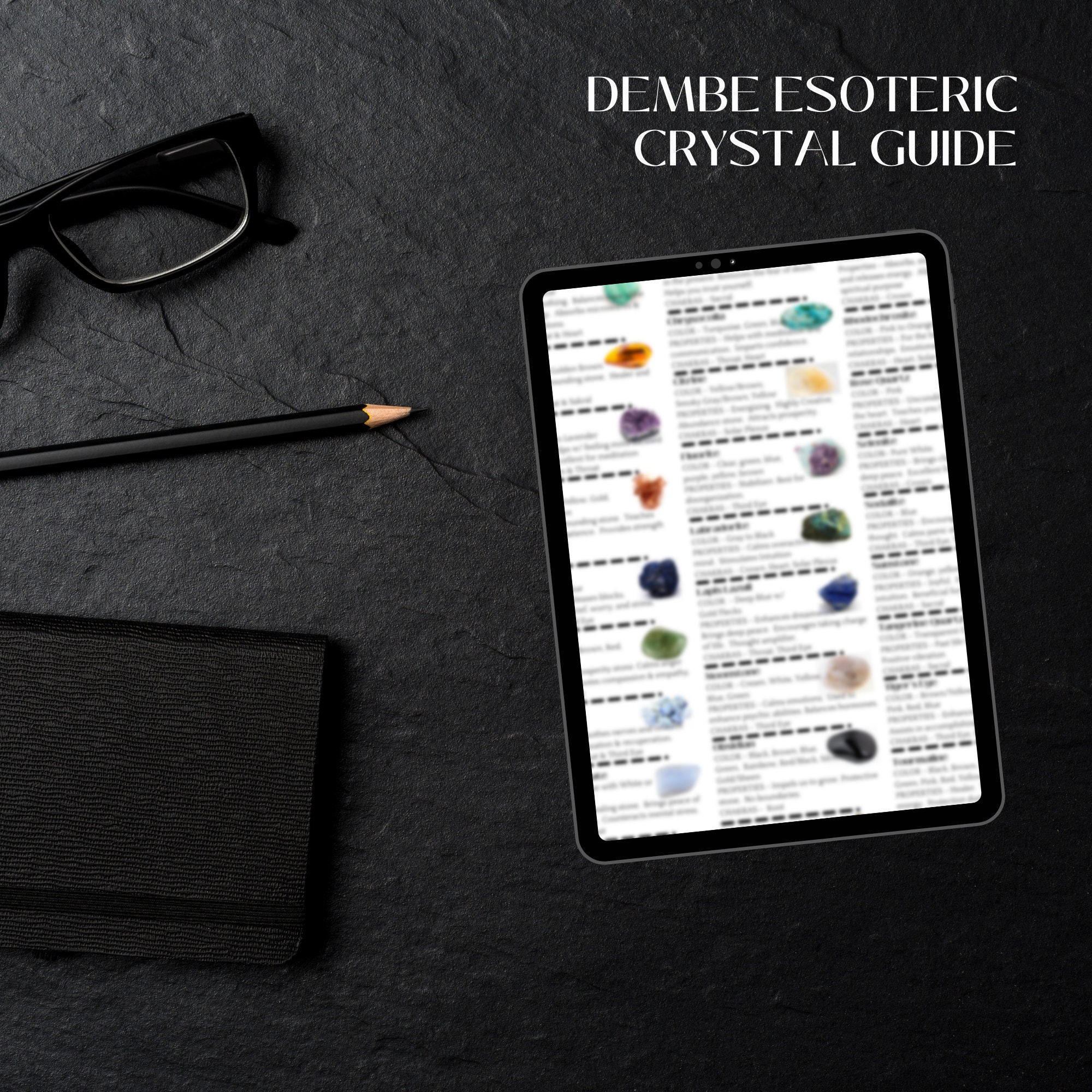 Crystal Reference Chart - Spirituality/learning/information/geological ...