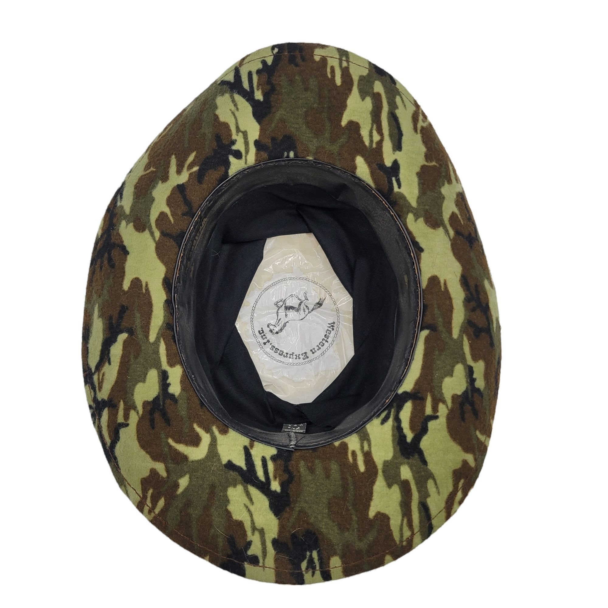 Vtg 80's Men's Hat Cowboy Safari Camo Hunting Adventure Core Cabin Core ...