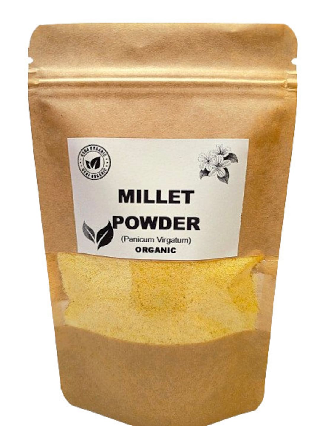 Organic MILLET POWDER | Panicum Virgatum | Millet Flour | Hulled Millet ...