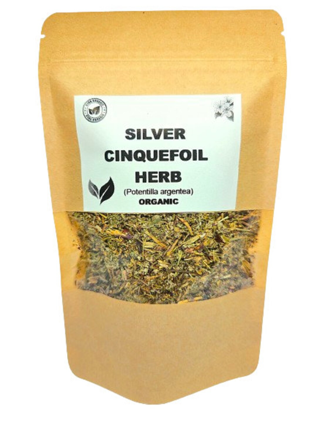 Organic SILVER CINQUEFOIL HERB | Potentilla Argentea | Silver ...