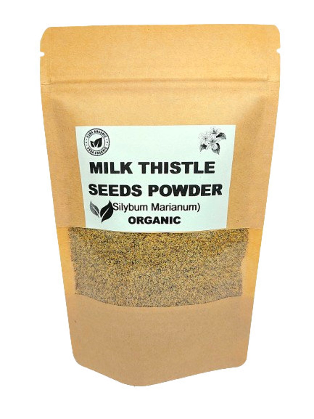Organic MILK THISTLE SEEDS Powder | Silybum Marianum | Milk Thistle Tea ...