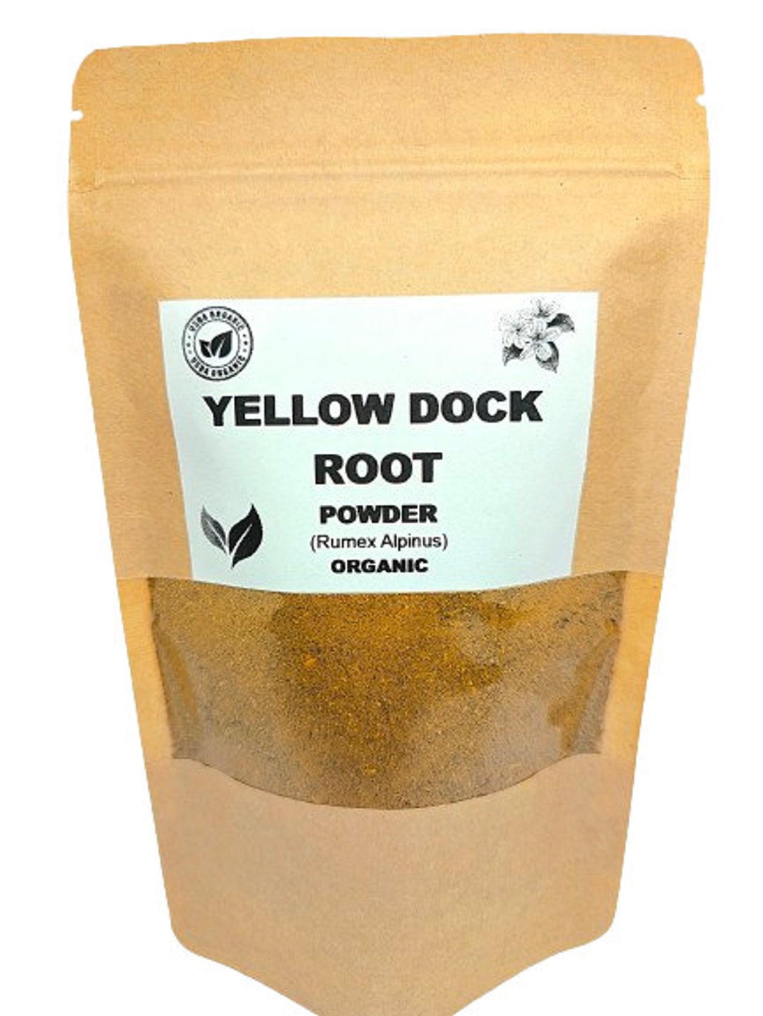 Organic YELLOW DOCK ROOT Powder | Rumex Alpinus | Yellow Dock Tea ...