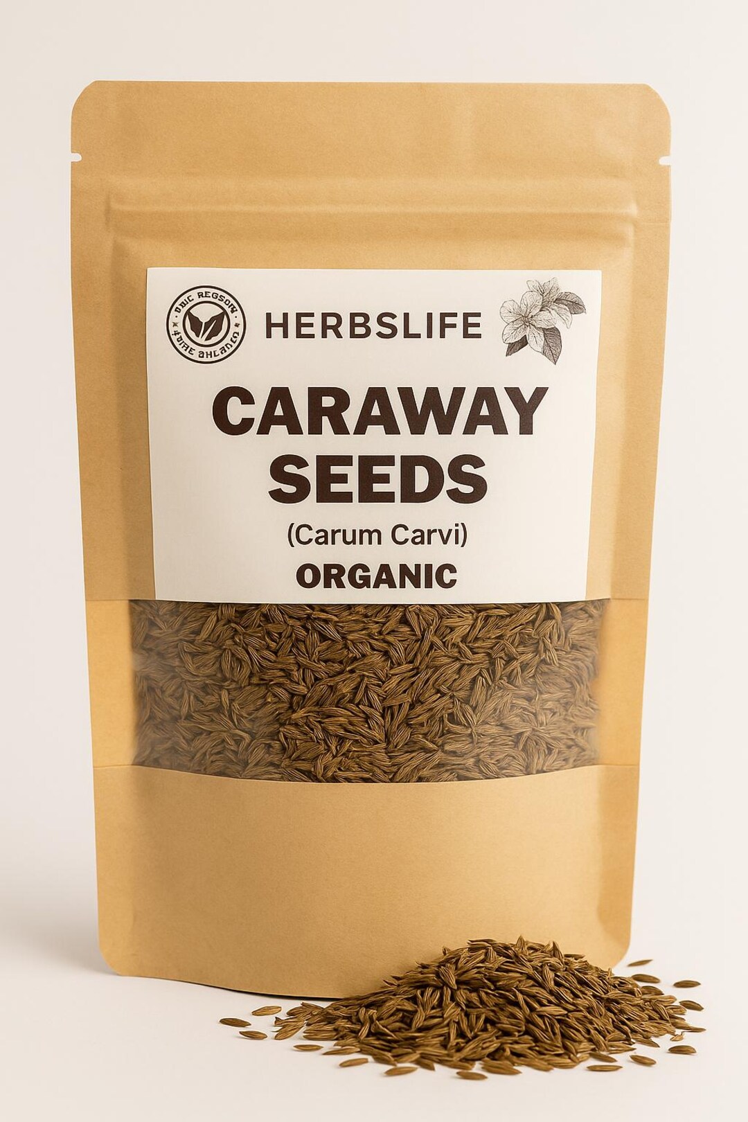 Organic Caraway Seeds | Carum Carvi Dried Seeds for Herbal Tea, Spices ...
