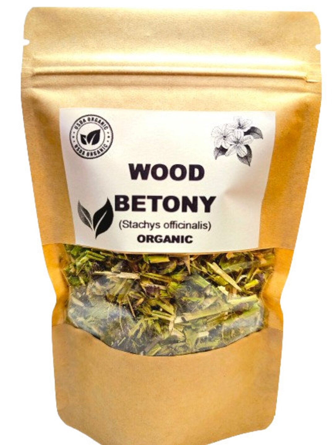 Organic WOOD BETONY | Stachys Officinalis | Wood Betony Tea | Betonica ...