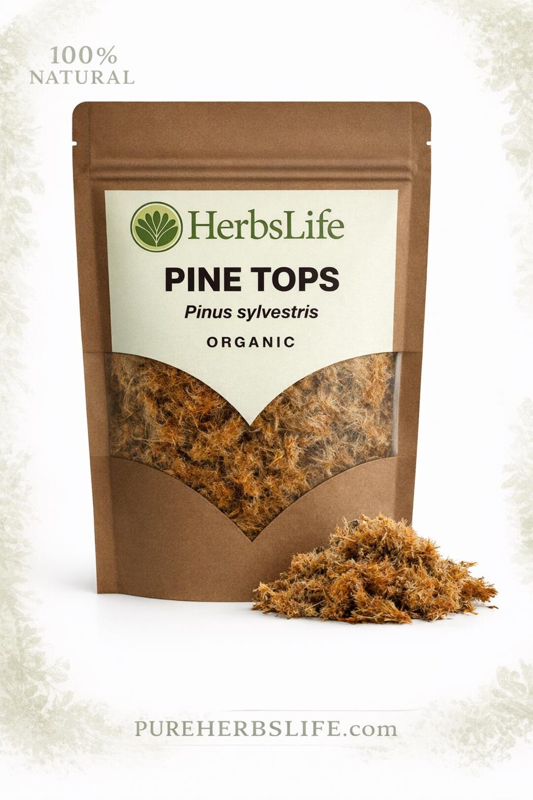 Organic PINE TOPS | Pinus Sylvestris Dried Tips | Herbal Tea, Bath ...