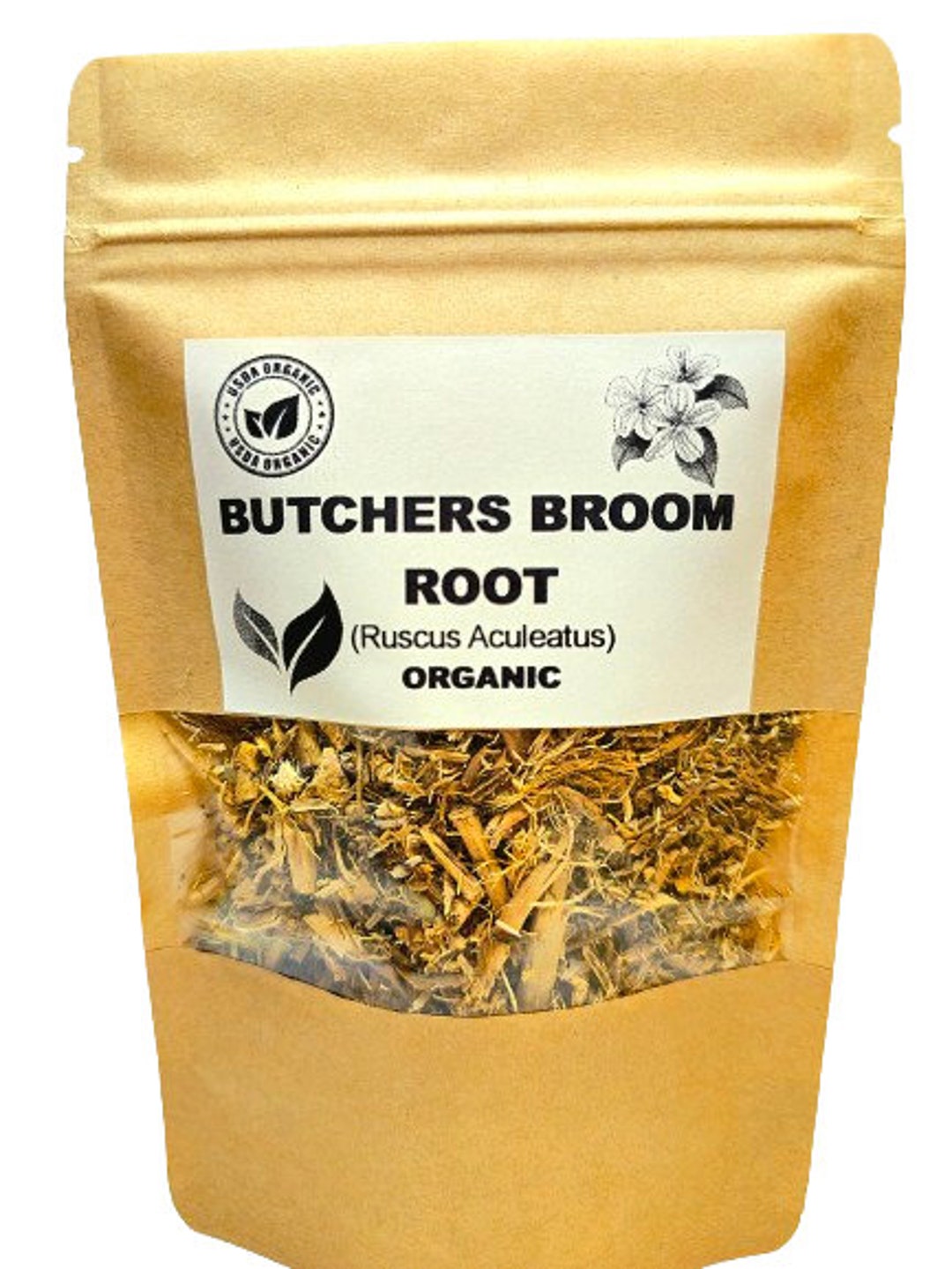 Organic BUTCHERS BROOM ROOT | Ruscus Aculeatus | Butchers Broom Tea ...