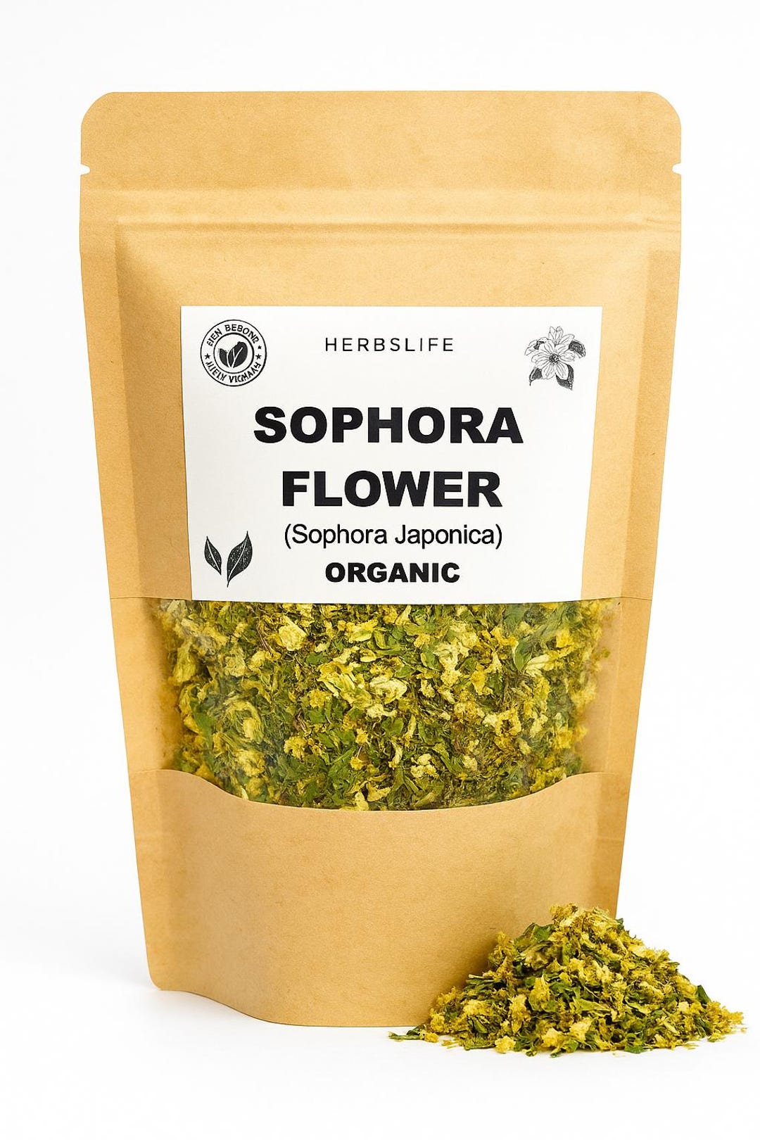 Sophora Flower Japanese Pagoda Tree Berries & Buds | Sophora Japonica ...