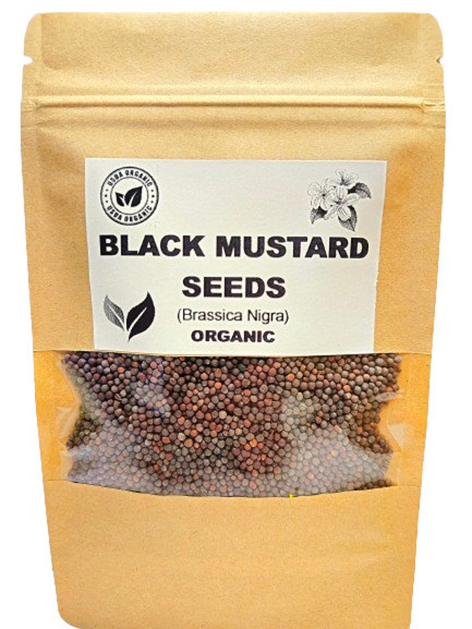 Organic BLACK MUSTARD SEEDS Brassica Nigra Black Mustard Tea Seeds ...