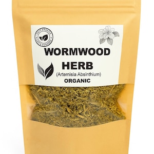WORMWOOD HERB | Wildcrafted Organic | Artemisia Absinthium | Tea | Herb ...