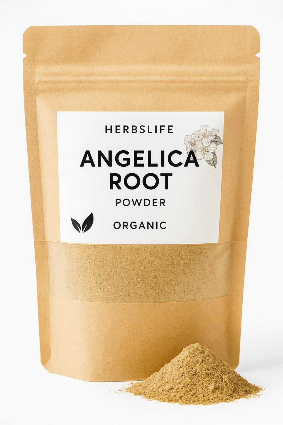 Organic Angelica Root Powder - Angelica Archangelica Herbal Tea, Dried ...