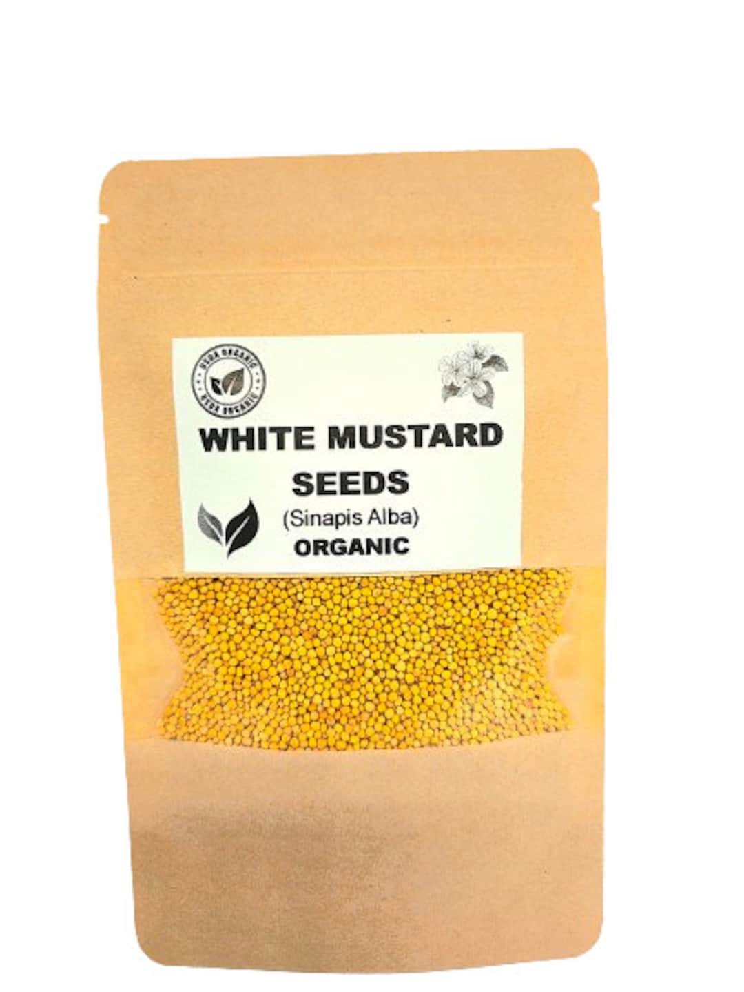 Organic WHITE MUSTARD SEEDS | Sinapis Alba | Mustard Seeds | Dried ...
